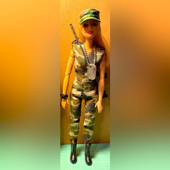 Barbie | Toys | Barbie Camo Soldier Outfit | Poshmark